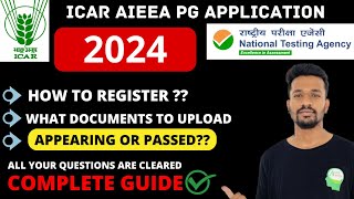 Icar Aieea 2024 Application Form Icar Aieea Registration 2024 How To ...