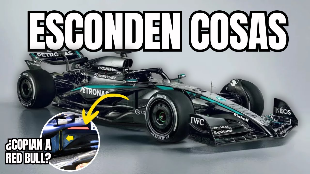 ¡YA ESTÁ AQUÍ EL MERCEDES W16 PARA 2025! IMITAN A RED BULL Y ESCONDEN ...