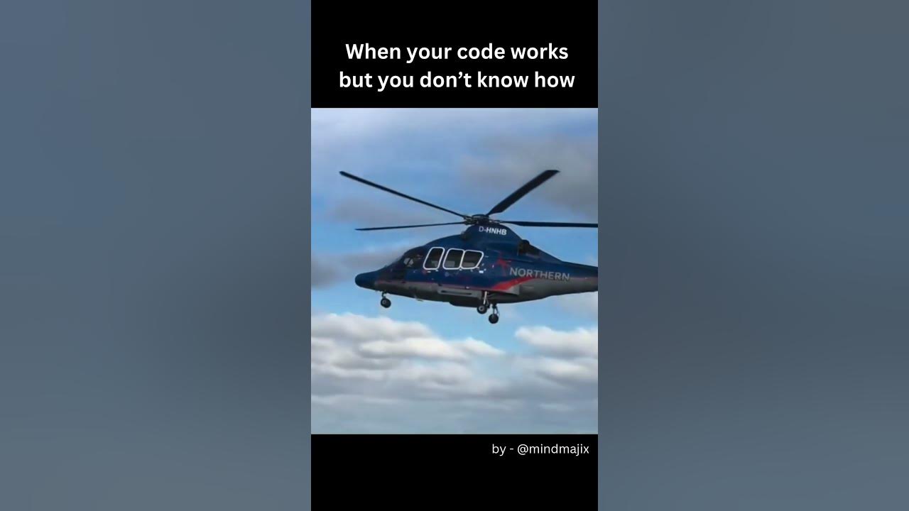 When Your Code Works But You Don't Know How 😂 #developermemes #codingmemes #funny #comedy # ...