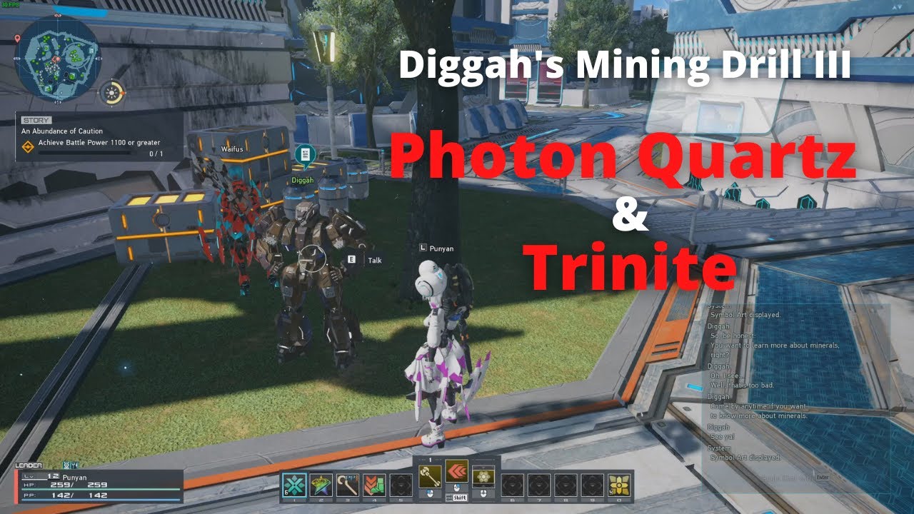 [PSO2 NGS] Diggah's Mining Drill III - Obtain Photon Quartz and Trinite ...