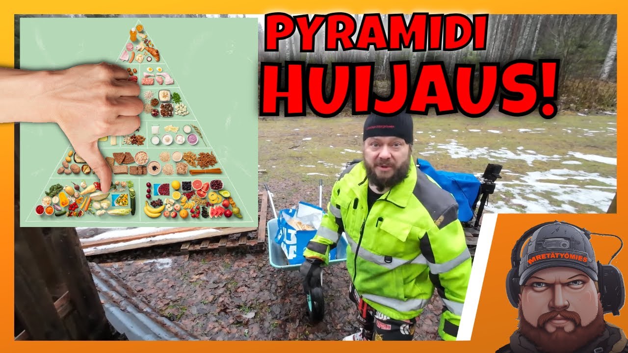 HÖPINÄT | saha | uuninlämmitys uhkailut | RUOKA PYRAMIDI huijaus ...