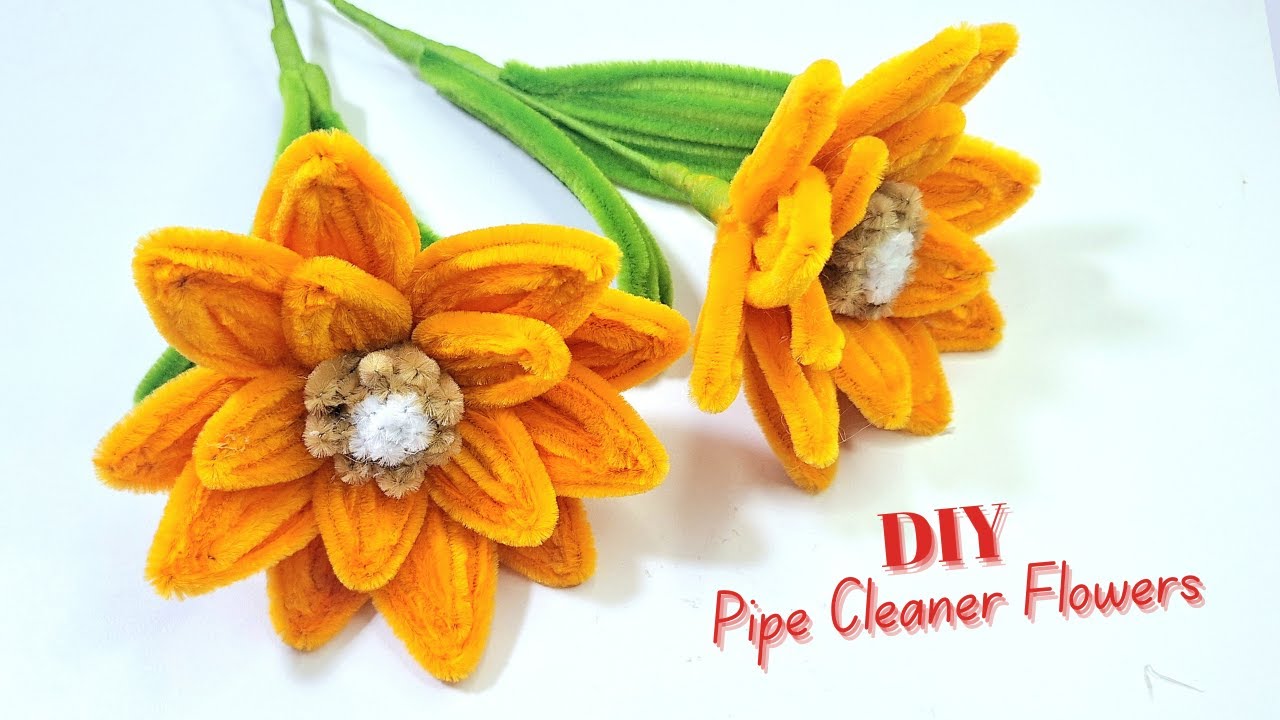 How to Make DIY Sunflower with Pipe Cleaners – Easy Craft Tutorial ...