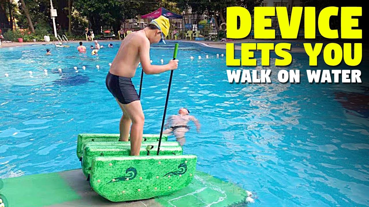 This Fun Water Sports Device Lets You Walk On Water! - TheSuperBOO!