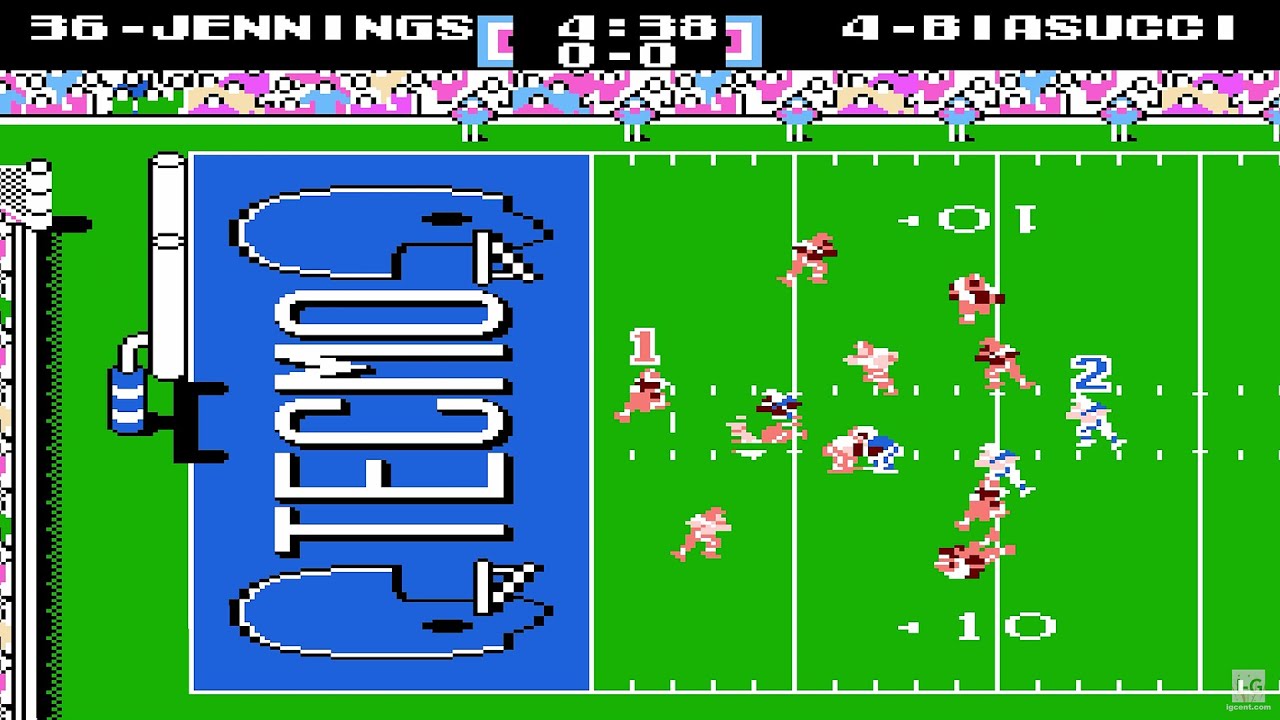 Tecmo Super Bowl (1991) - Gameplay NES - YouTube