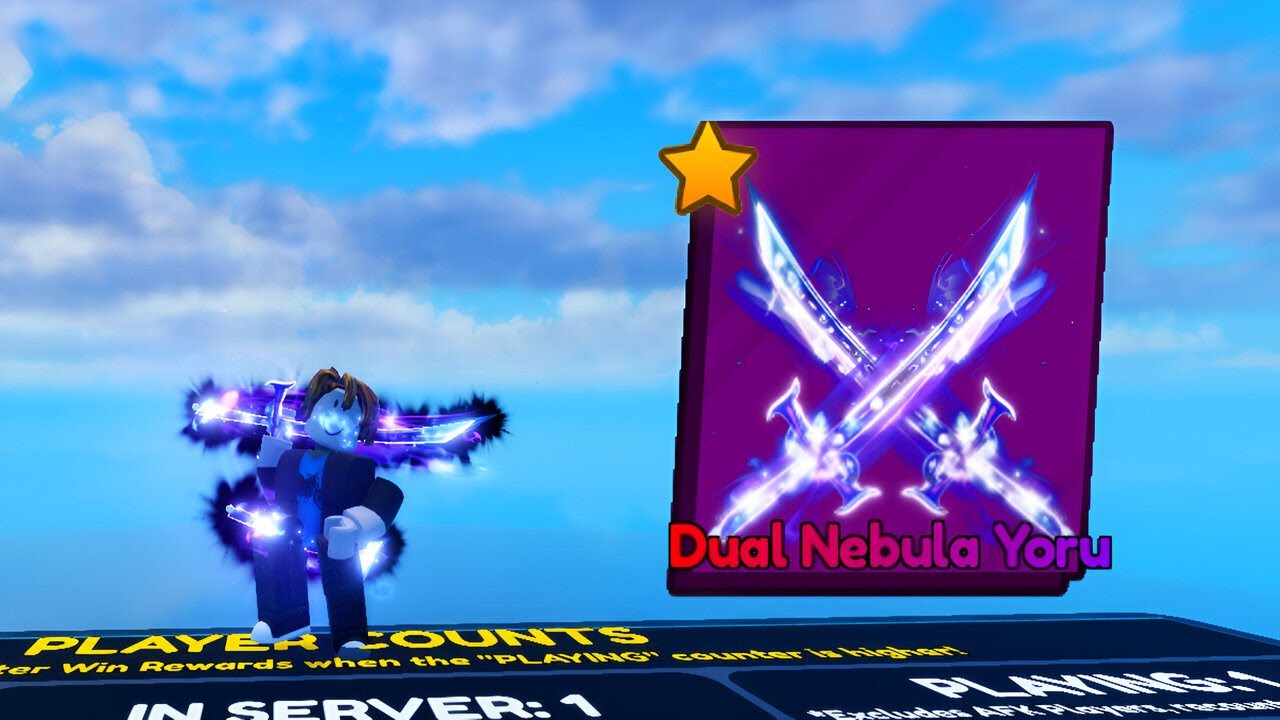 DUAL NEBULA YORU SHOWCASE BLADE BALL - YouTube