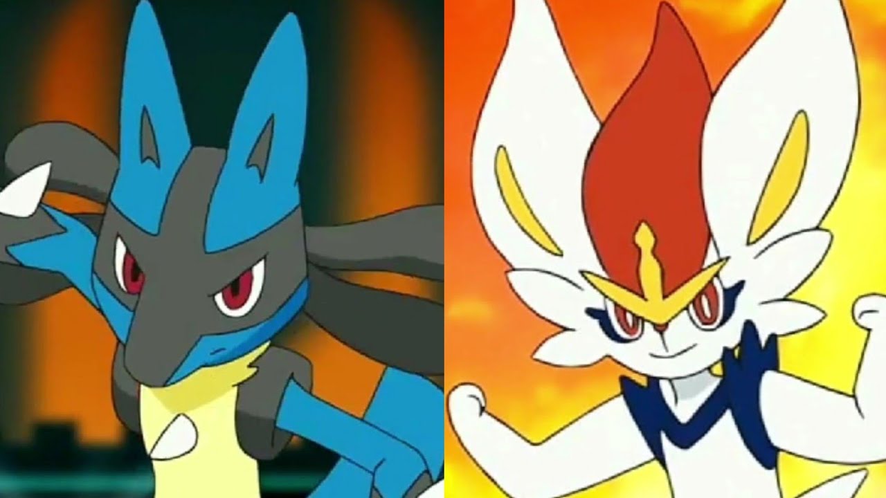 Riolu evolui para Lucario e Raboot evolui para Cinderace - YouTube