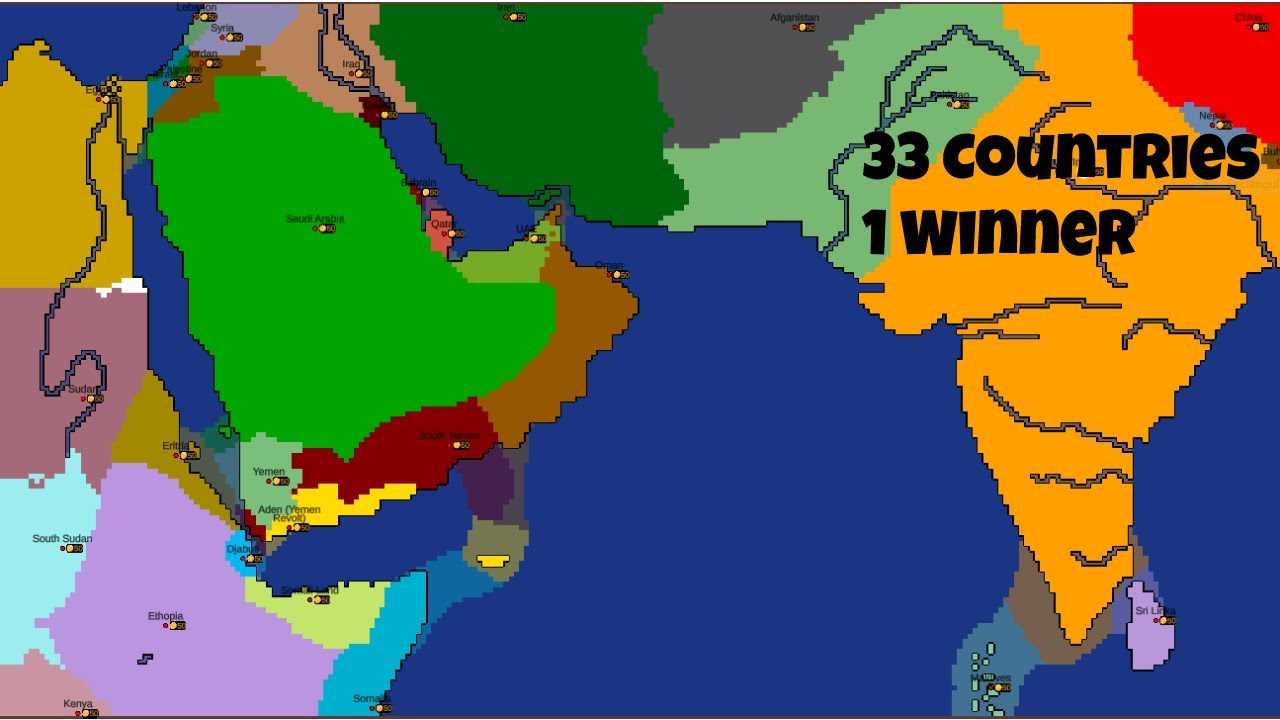 Middle East Battle Royale - Ages of Conflict - YouTube