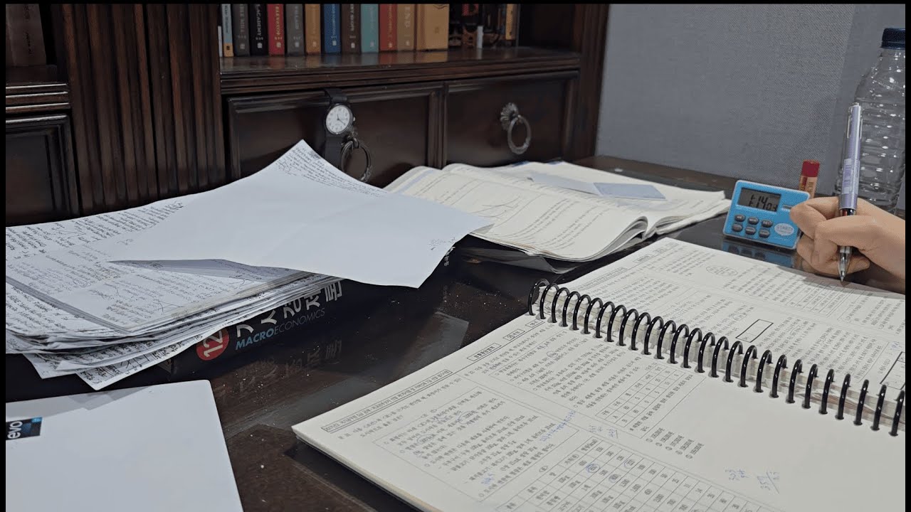 realistic study with me 6h, no bgm, Studying 6hrs a day everyday ...