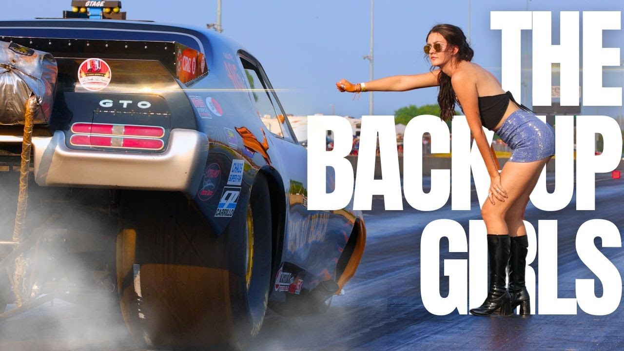 Unveiling the Secret Power of Drag Racing's "Backup Girls" - YouTube