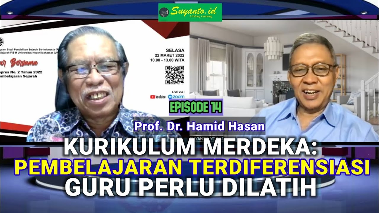 Prof. Dr. S. Hamid Hasan: Kurikulum Merdeka: Guru perlu Dilatih oleh ...