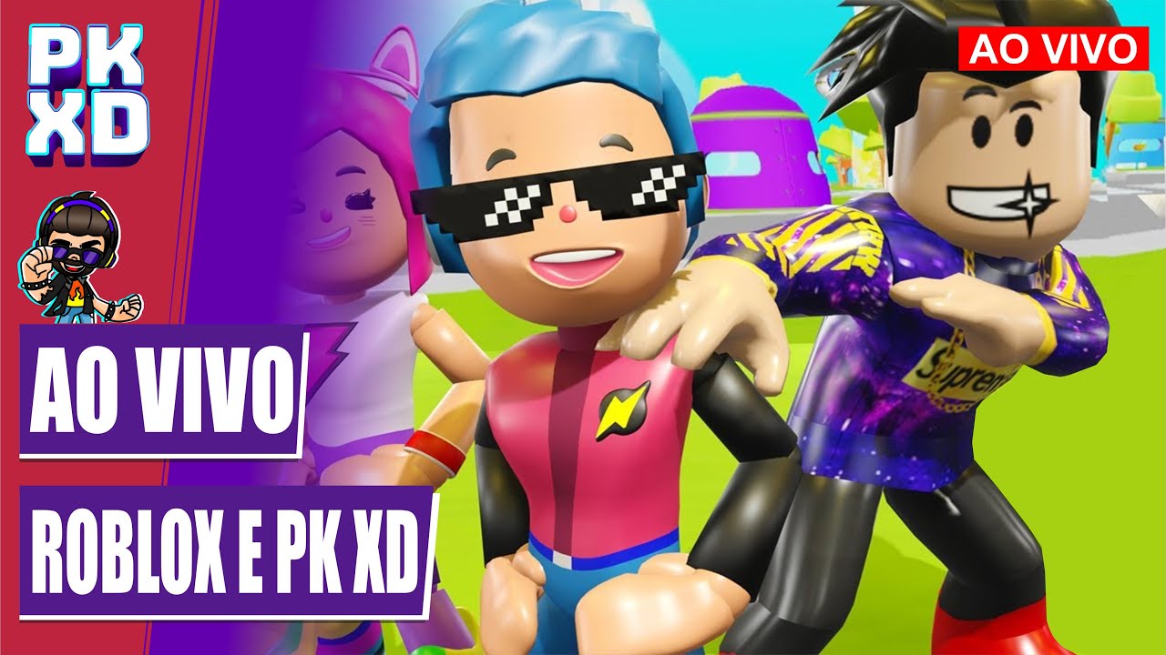 PK XD SURPRESA! ESTAMOS AO VIVO JOGANDO PK XD E ROBLOX EM LIVE VERTICAL ...