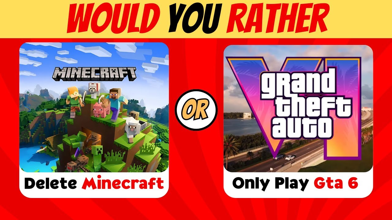 Would You Rather...? MineCraft Edition 🎮🕹 Fork in the Fun. - YouTube