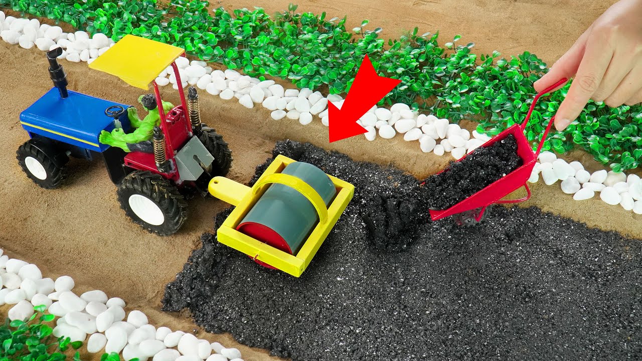 DIY tractor Amazing Modern Asphalt Road Construction Technology | diy ...