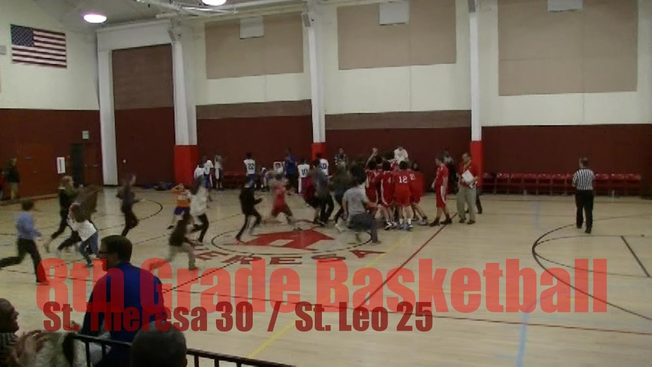 St. Leo VS St. Theresa | 8th Grade Basketball | Highlights And ...