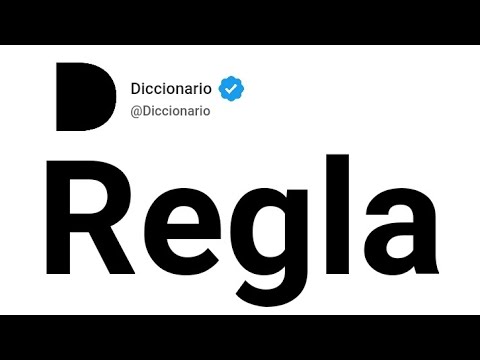 Regla Significado En Español - YouTube