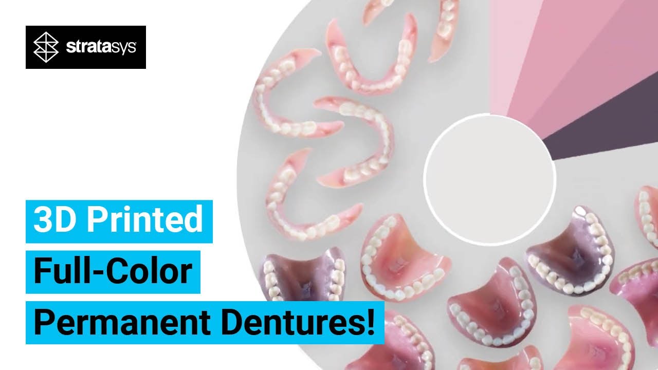 TrueDent™ - 3D Printed Monolithic, Full-Color, Permanent Dentures ...
