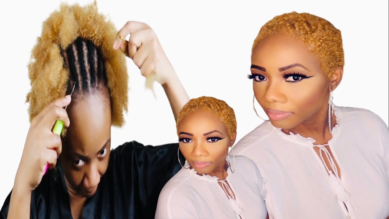 Trying The Viral Tiktok Low Cut Crochet Hairstyle - YouTube