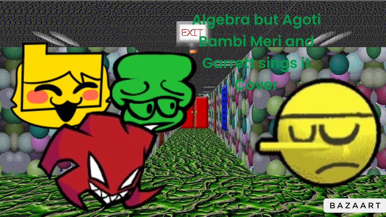 Algebra but it is a Bambi Meri Agoti and Garrett Cover. #fnfcover #fnf ...