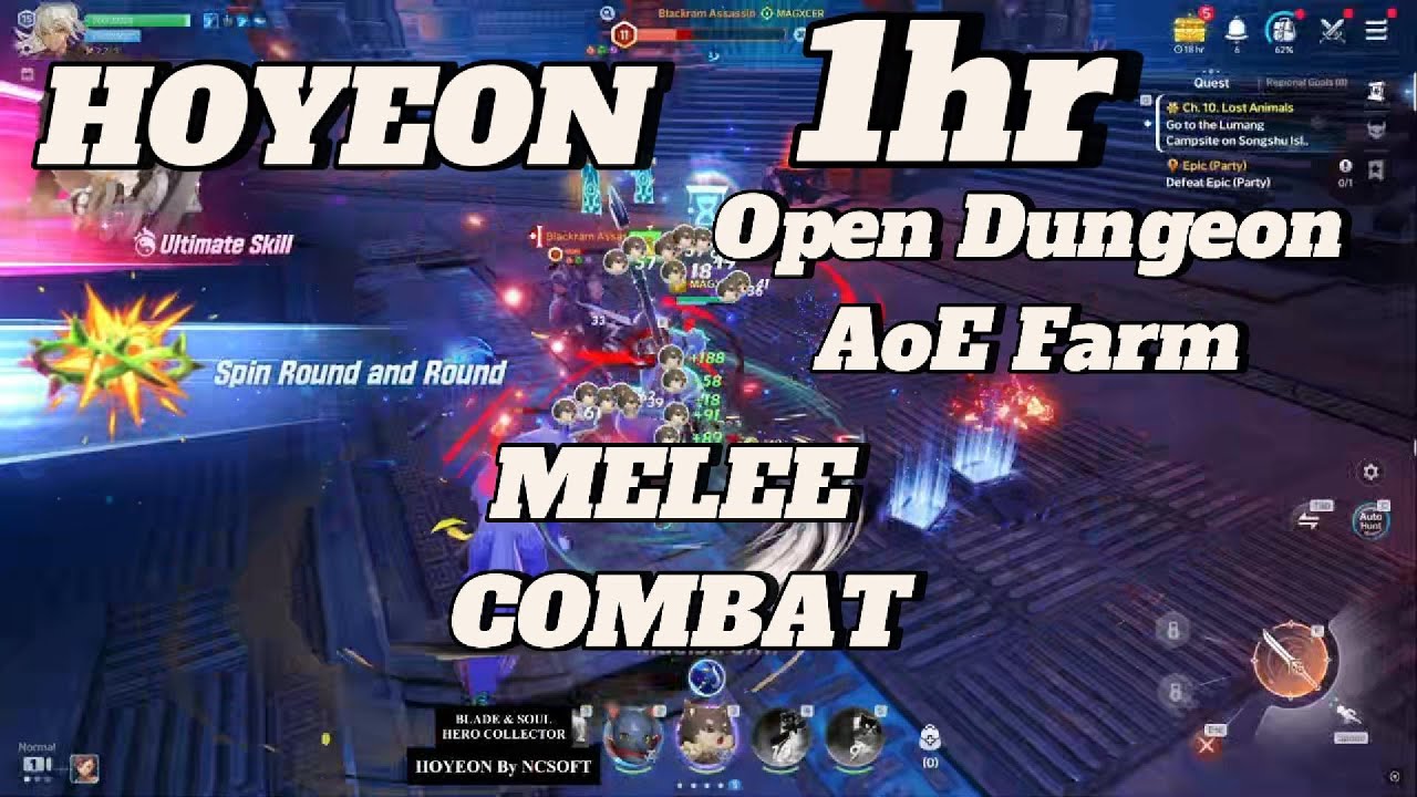 HOYEON 1hr OPEN DUNGEON GAMPLAY - YouTube