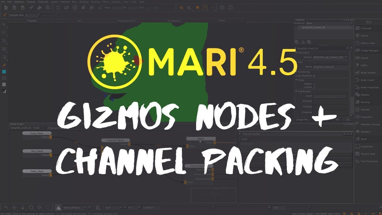 Mari 4.5 - How to create Gizmo Nodes and Channel Pack - YouTube