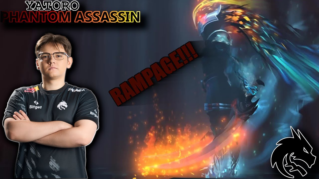 YATORO PHANTOM ASSASSIN!! Safe Lane Carry- THE REAL ASSASSIN!! - YouTube