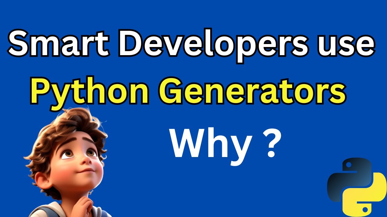 Why Developer use Pythons Generator ? Pythons Generator Explained - YouTube