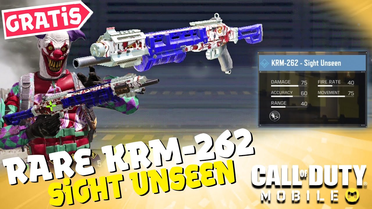 GRATiS KRM-262 SiGHT UNSEEN 😂 Garena COD Mobile Indonesia - YouTube