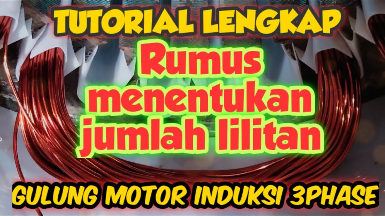 Rumus gulung dinamo 3 phase - YouTube