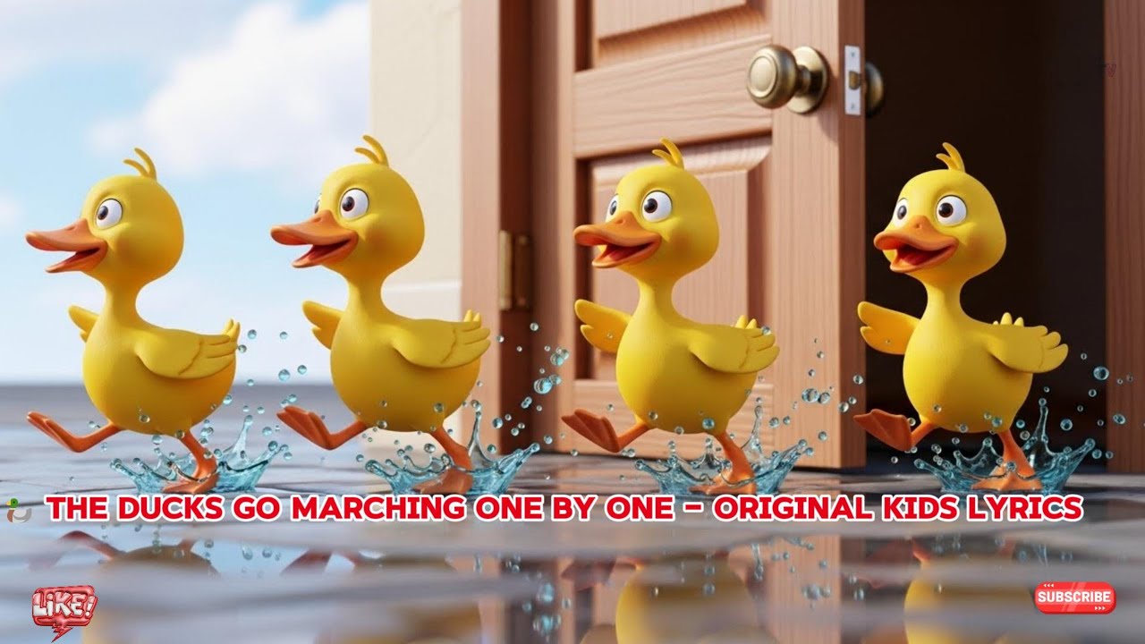 🦆 The Duck Marching One by One- Nursery Rhymes for kids - YouTube