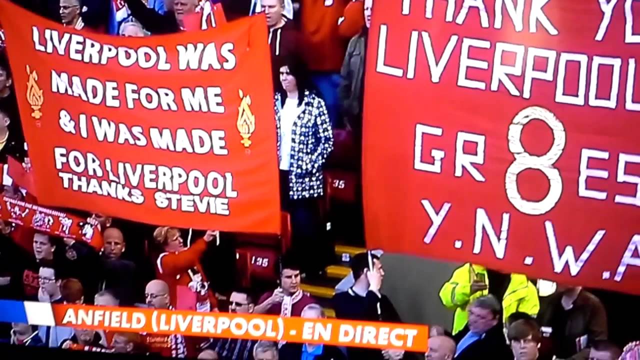 Steven gerrard liv/cry 16/05/15 - YouTube