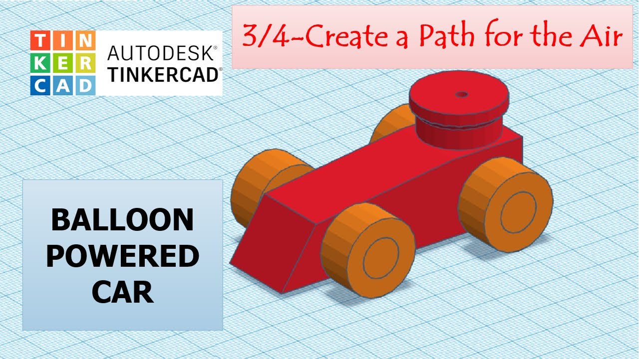 3/4-CREATE A PATH FOR THE AIR | Making a Balloon Powered Car in ...