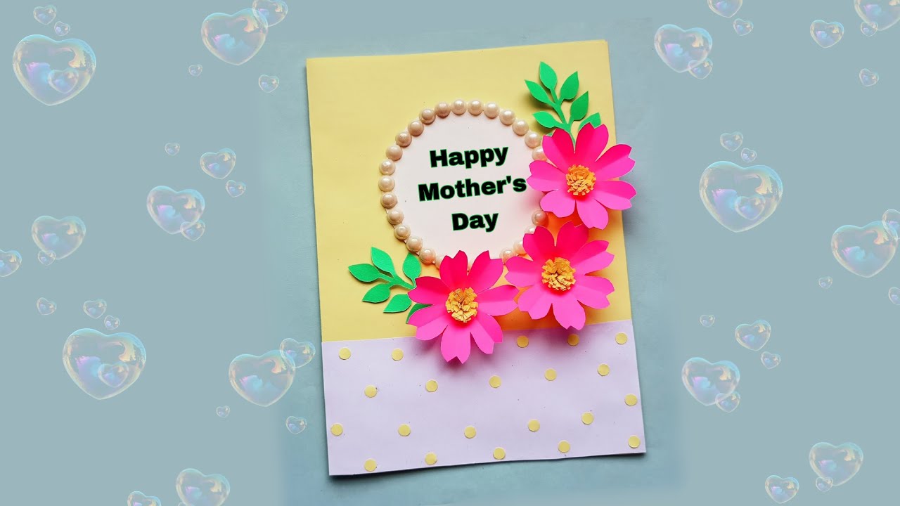 Happy mother's day card | mother's day gift | how to make easy and ...