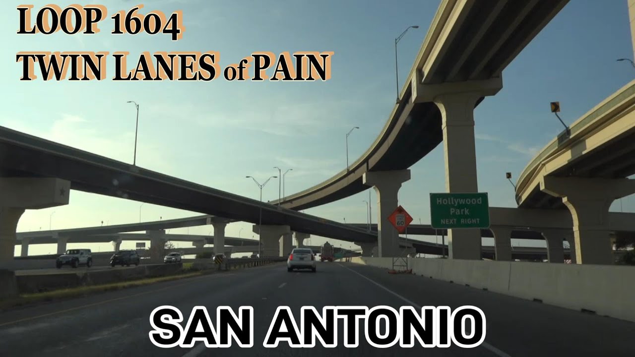 San Antonio: Loop-1604 Northern Arc (I-10 to US-90) at Rush Hour - YouTube
