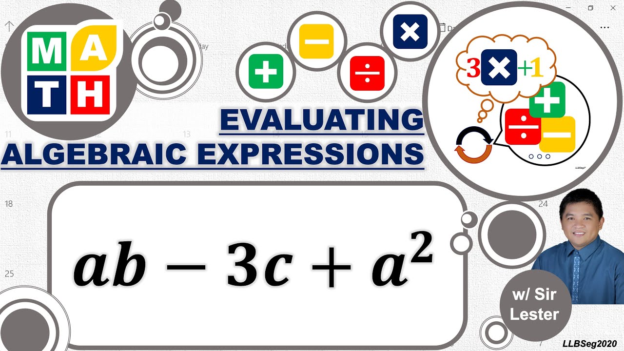 Evaluating Algebraic Expressions (Part 2) - Math 7_2nd_Unit 1_Lesson 3 ...