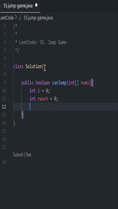 Jump Game | Greedy | LeetCode 55 #leetcode #dsa #java #algorithm #code #interview #coding - YouTube