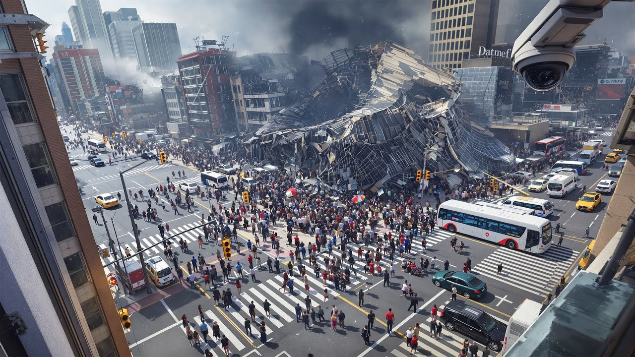 Terrifying Earthquake Footage Today! Cameras Capture the Exact Moment ...