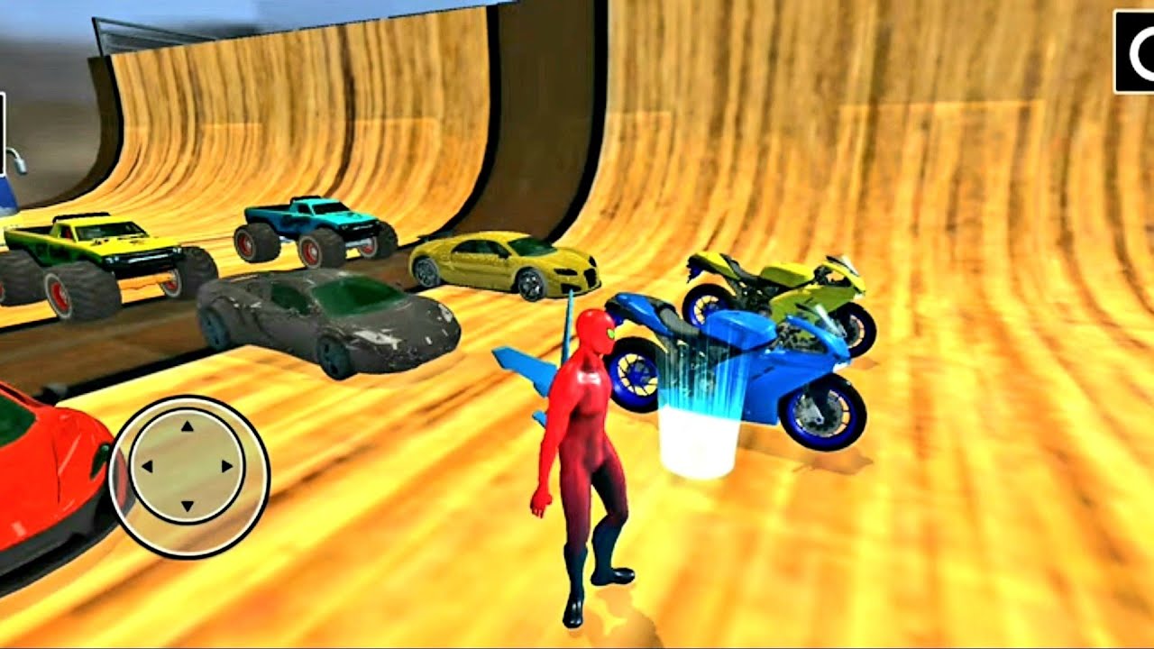 Superhero Car Stunt Game Race : Motor Crash 5 - Android GamePlay - YouTube