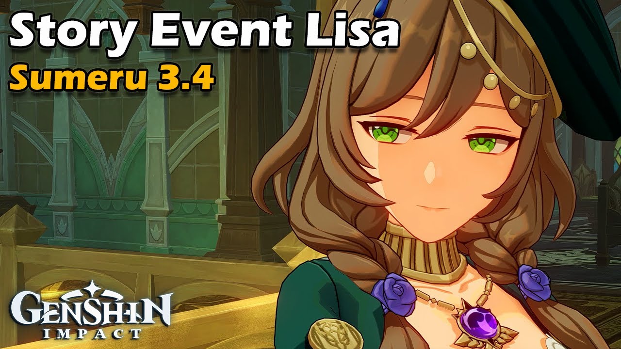Full Story Quest Event Lisa Skin Sumeru 3.4 ( Genshin Impact Indonesia ...