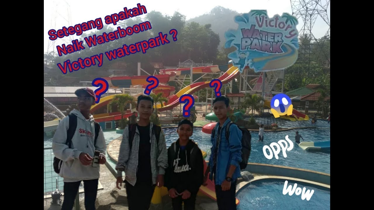 Setegang apakah Naik waterboom Victory Waterpark??? - YouTube