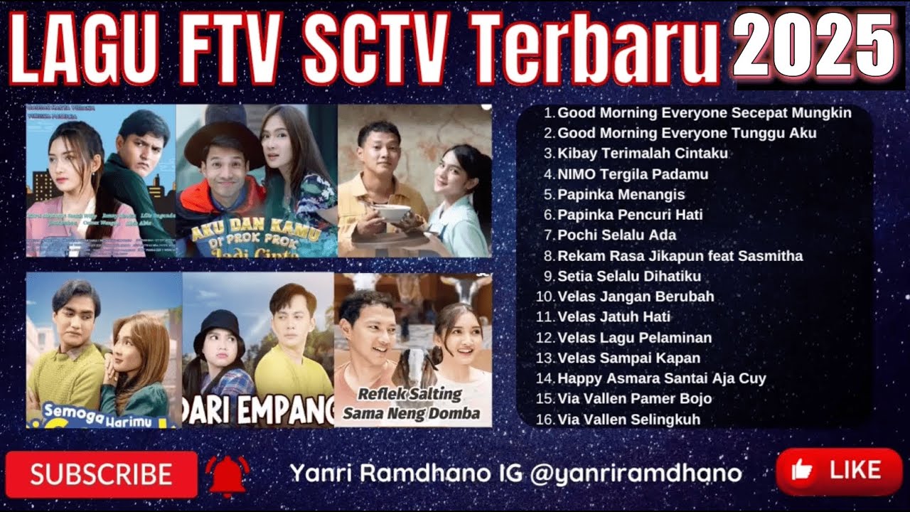 Kumpulan Lagu FTV SCTV Terbaru 2025 | Tanpa Iklan | 1 Jam NON STOP ...