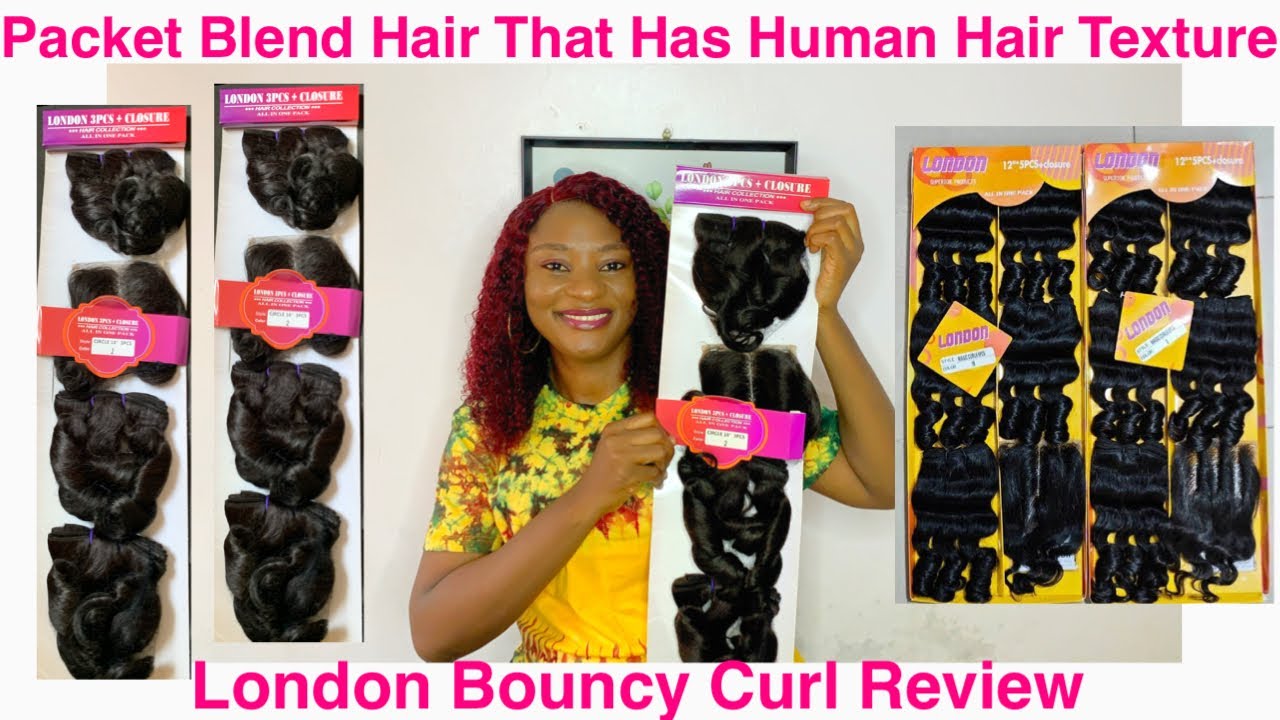 Packet Blend Hair Bouncy Curls Review| London Packet Blend Hair Bouncy ...