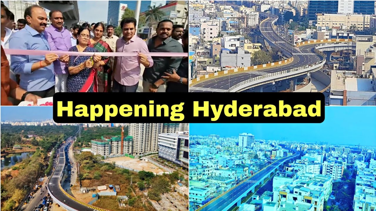 Hyderabad : Minister KTR Inaugurates Kothaguda-Kondapur Flyover | 01-01 ...