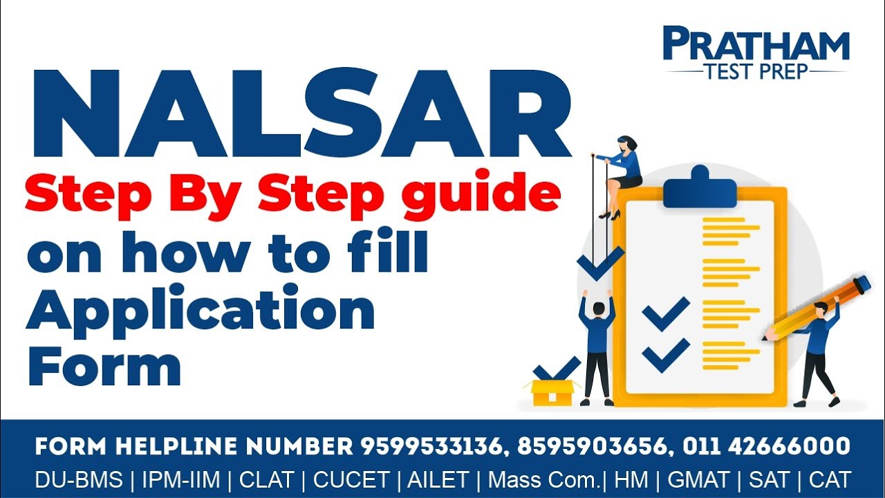 NALSAR Step By Step guide on how to fill Application Form - YouTube