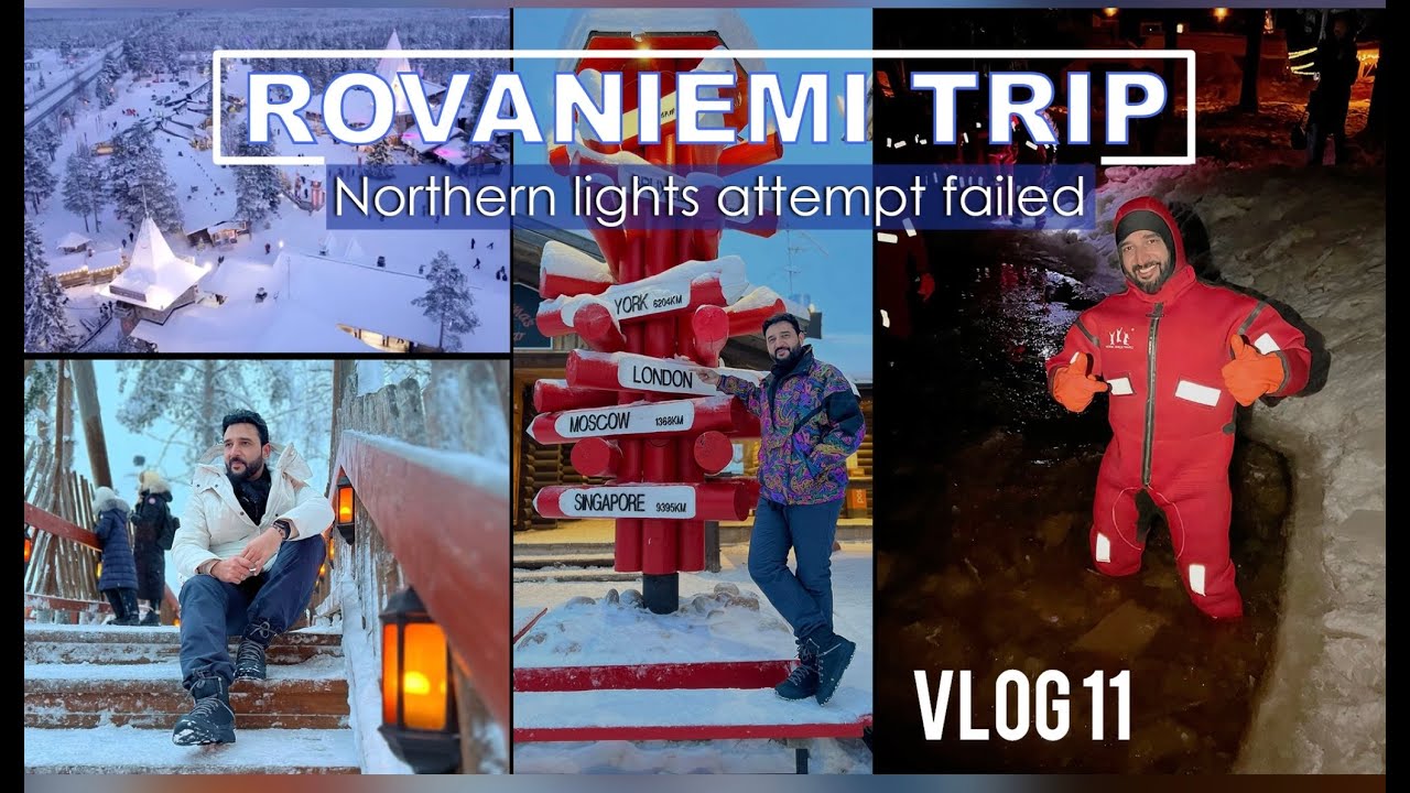 Rovaniemi trip! Failed to see Northern Lights! - YouTube