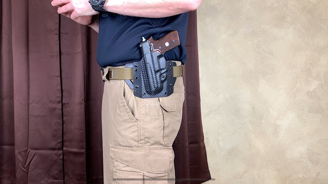 New holster for my Sig P225-A1 Classic - YouTube