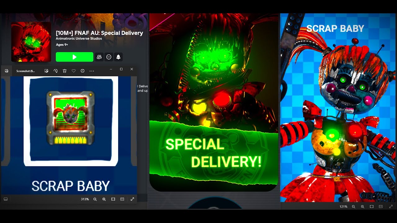 Roblox Special Delivery AU REMATCH SCRAP BABY - YouTube