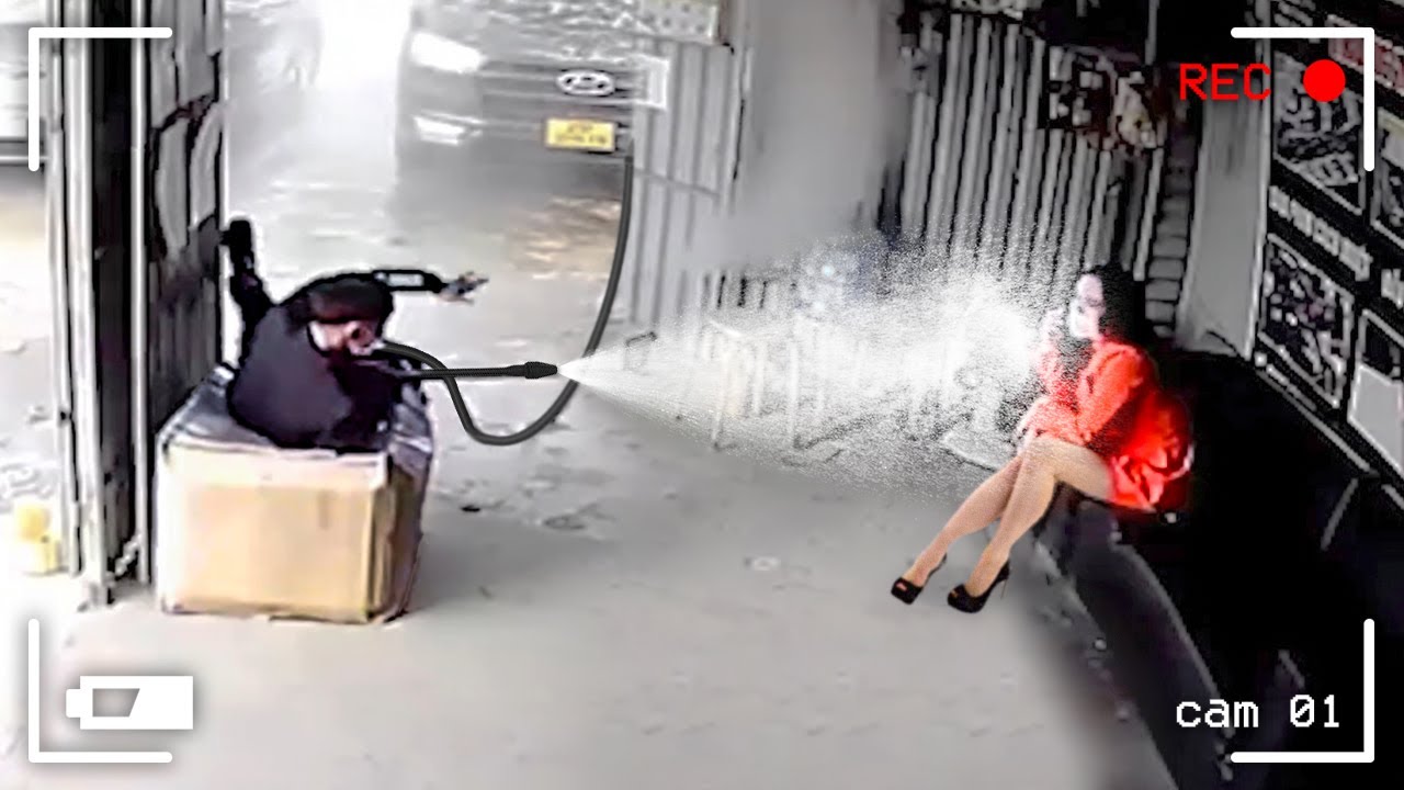 50 Moments Incroyables Filmés Par des Caméras de Surveillance - YouTube