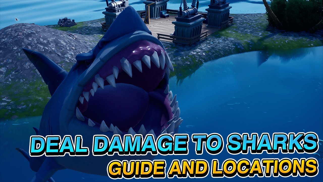 DEAL DAMAGE TO LOOT SHARKS - Guide + Locations - Fortnite Chapter 2 ...