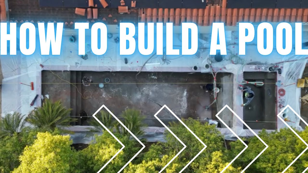 How to build a swimming pool. Beginning to end all phases of ...