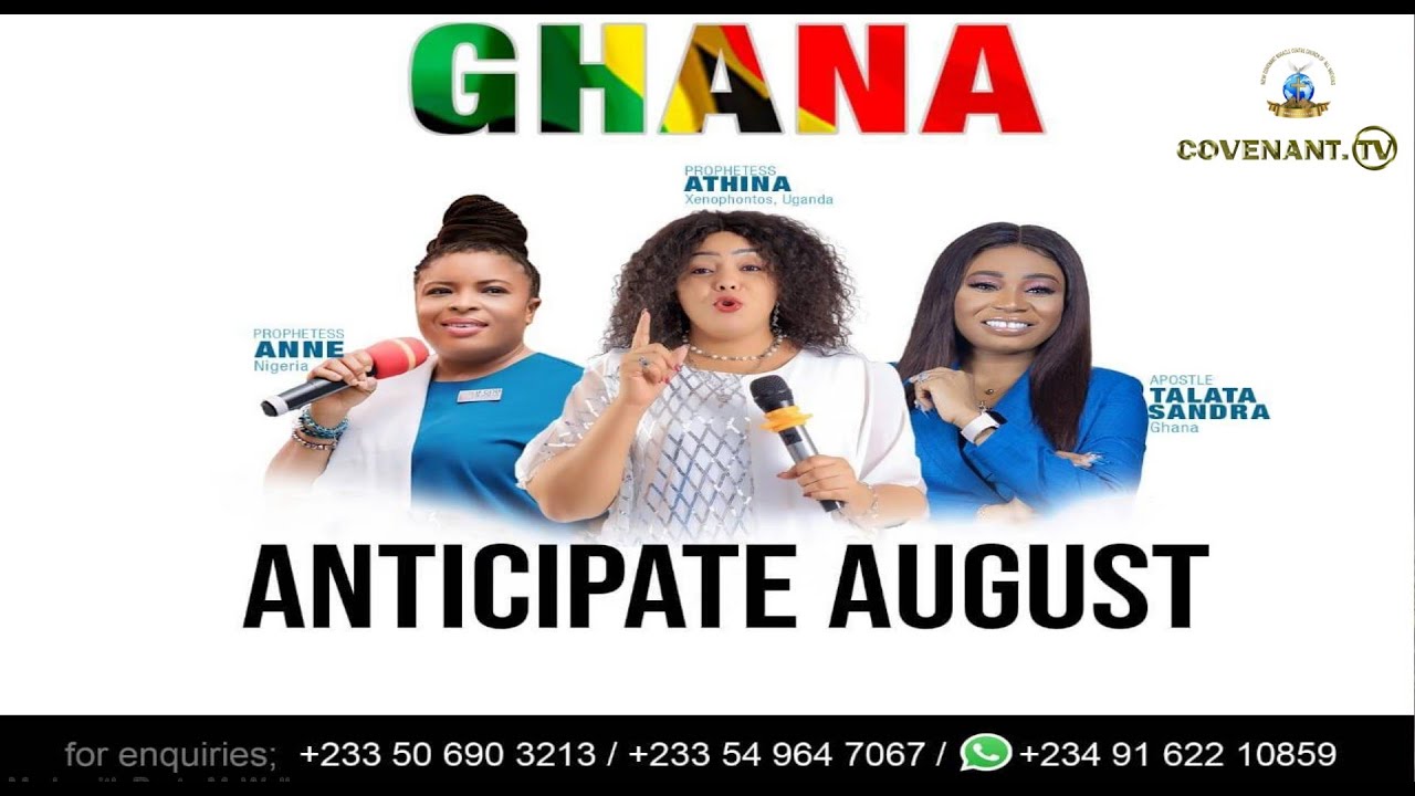 ANTICIPATE AUGUST WITH POWERFUL WOMEN OF GOD IN GHANA - YouTube